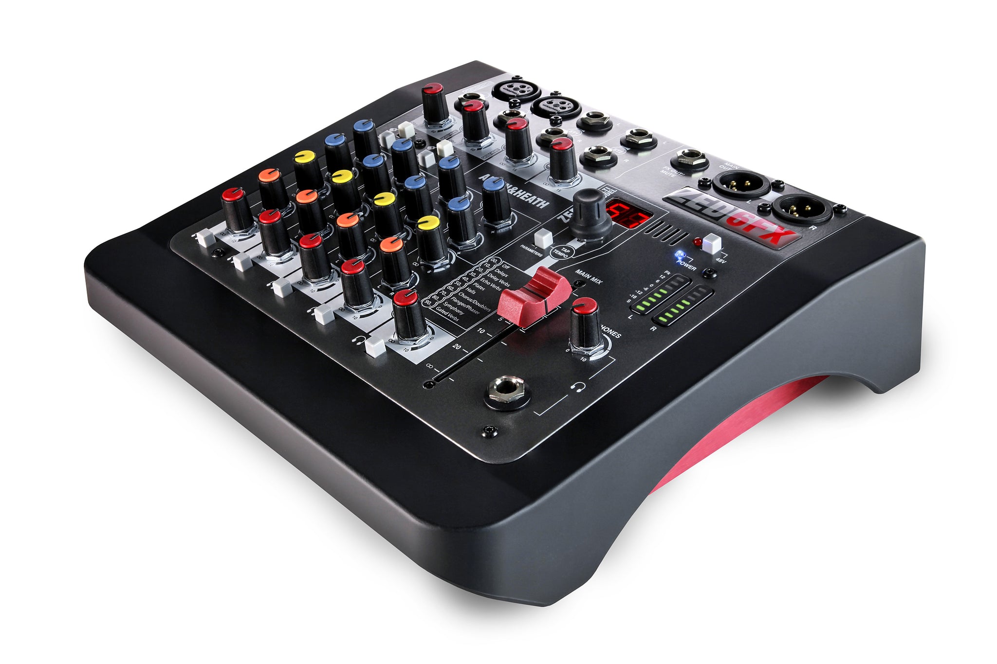 Allen & Heath ZED-6FX 6-Channel Analog Mixer with Effects – Luther Music