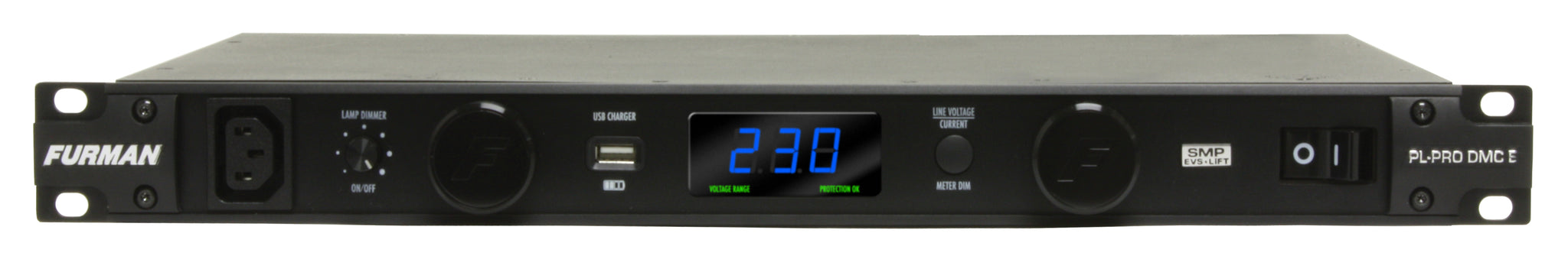 Furman PL-PRO DM C E 16A Power Conditioner with Lights, Volt/Ammeter ...